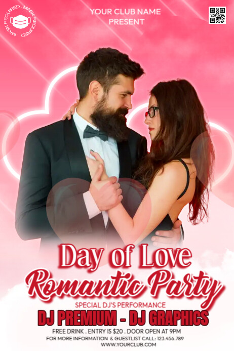 Day of Love Party Template | PosterMyWall
