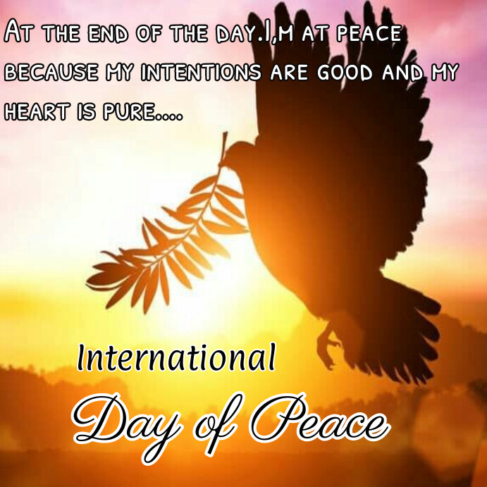 Copy of Day of peace inatagram post | PosterMyWall