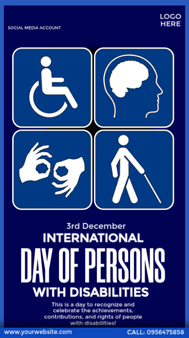 Day of Persons with Disabilities Template | PosterMyWall