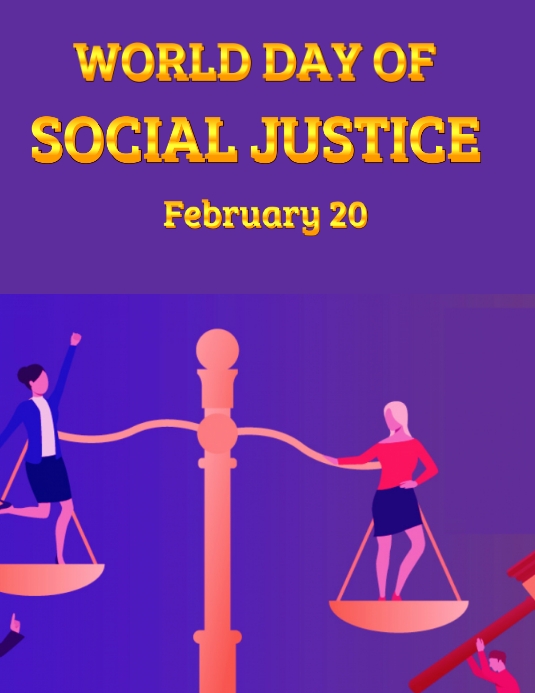Day of social Justice Template | PosterMyWall