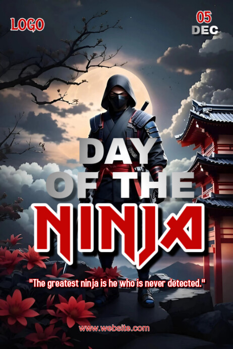 Day of the ninja Template | PosterMyWall