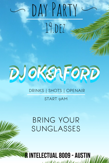 DAY PARTY Template | PosterMyWall