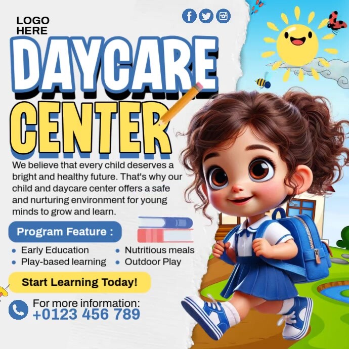 Copy of Daycare Center Ads | PosterMyWall