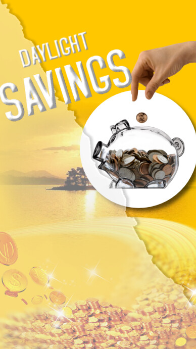 daylight saving template | PosterMyWall