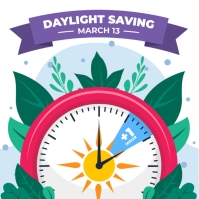Daylight saving time event flyer Template | PosterMyWall