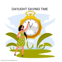 Daylight saving time event flyer Template | PosterMyWall