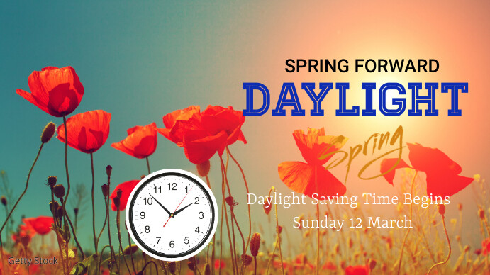 Daylight Savings Template | PosterMyWall