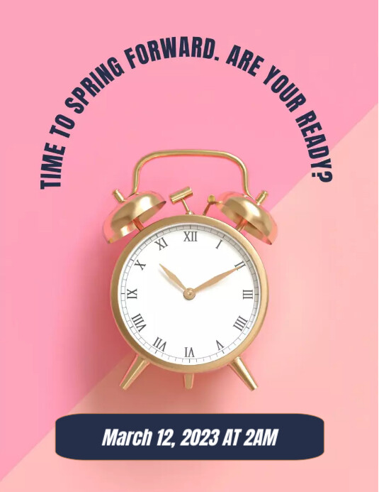 Daylight Savings Poster Template | PosterMyWall