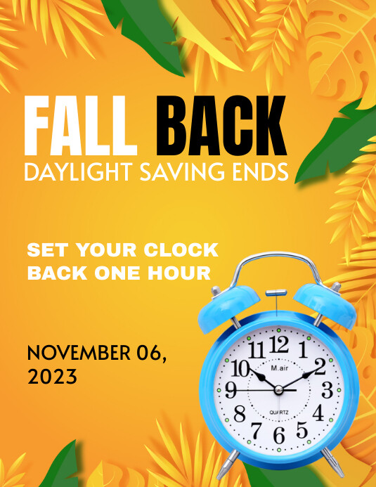 Daylight Savings Template | PosterMyWall
