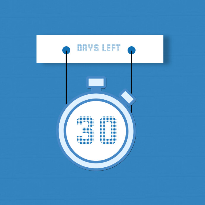 Days left Template | PosterMyWall