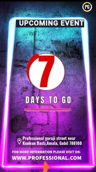 days to go Template | PosterMyWall