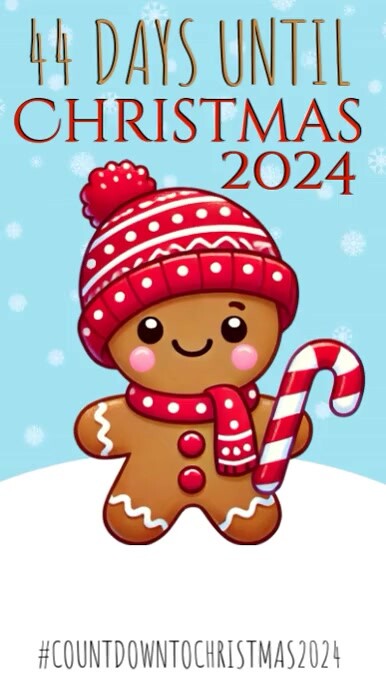 days until christmas countdown template | PosterMyWall