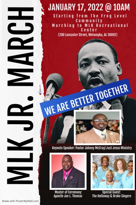 Copy of Martin Luther King Jr Day Flyer Template | PosterMyWall
