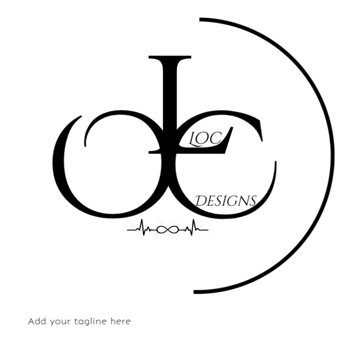 Minimal alphanumeric black and white logo (3) | PosterMyWall