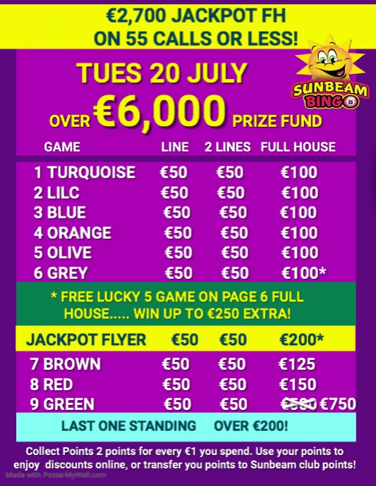 Copy of Bonus TONIGHT PAYOUT | PosterMyWall