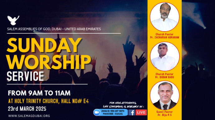 WORSHIP SUNDAY SUNDAY | PosterMyWall