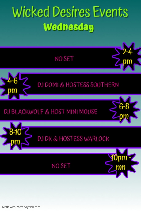 WEDNESDAY DAILY | PosterMyWall