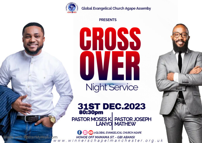 CROSS OVER | PosterMyWall