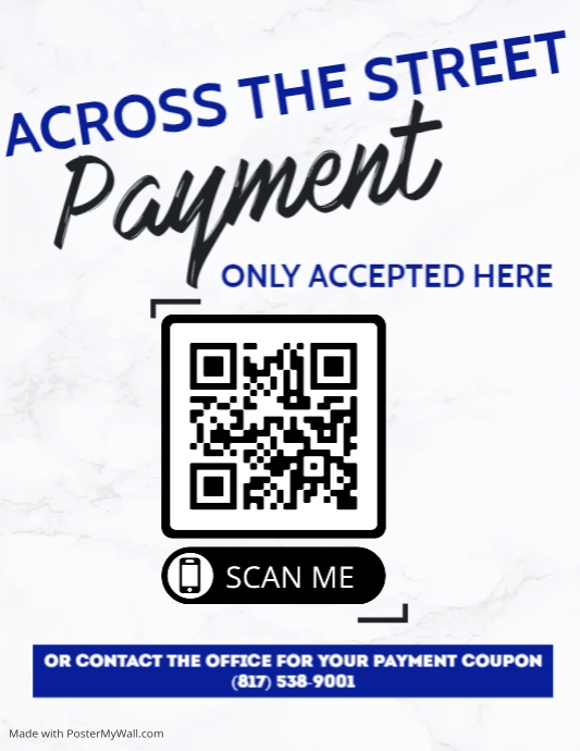 payment accepted here qr code scan (4) | PosterMyWall