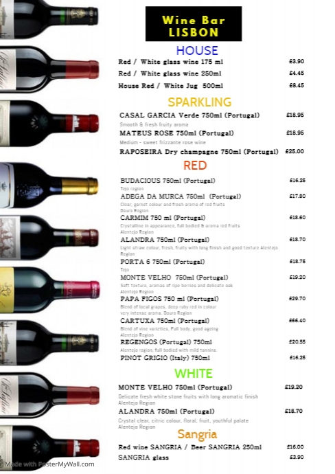 Copy of wine bar flyer | PosterMyWall
