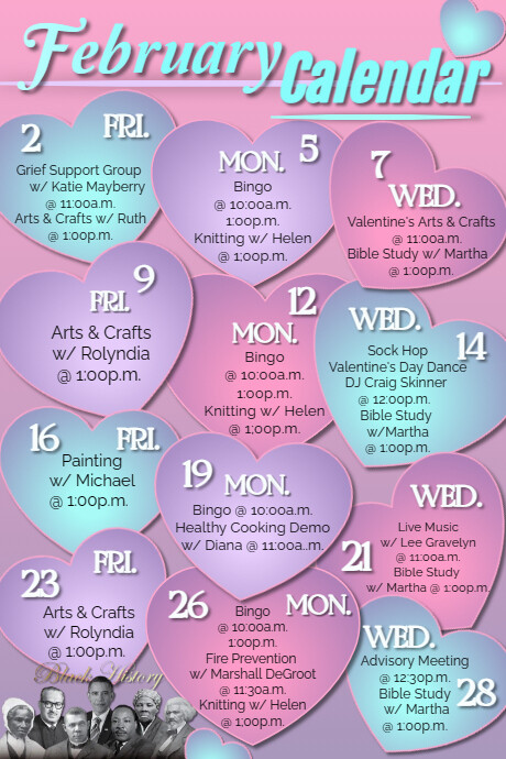February Calendar | PosterMyWall