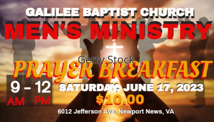 Copy of Church Prayer Breakfast Event Template (2) | PosterMyWall