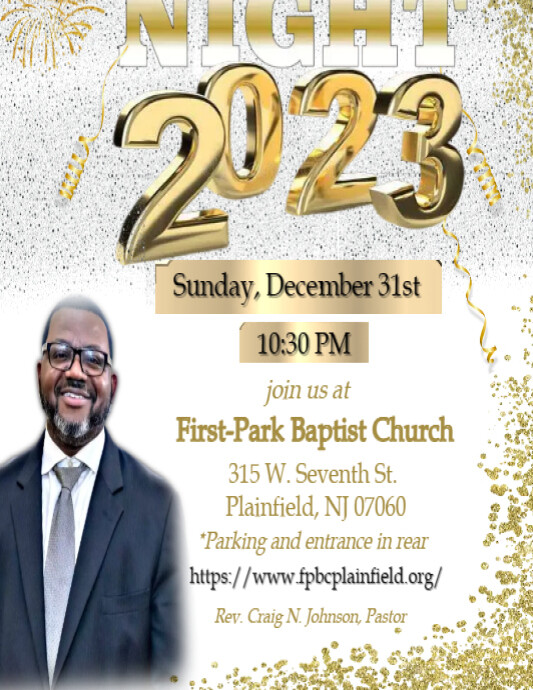 Watch Night Service @ FPBC 2023 | PosterMyWall