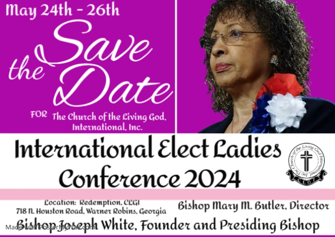 Save the Date: 2024 CLGI Elect Ladies Conference (1) | PosterMyWall