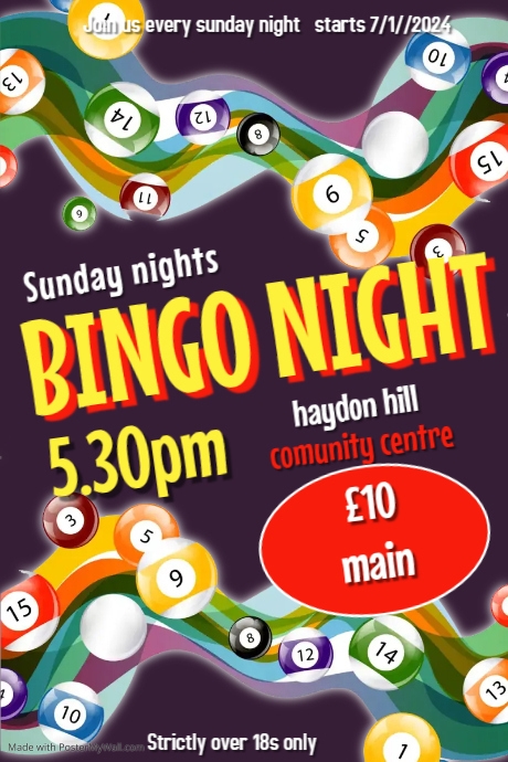 Bingo Poster | PosterMyWall