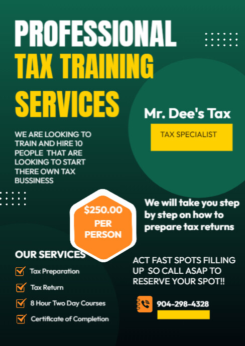 Income tax Services, Tax Preparation | PosterMyWall