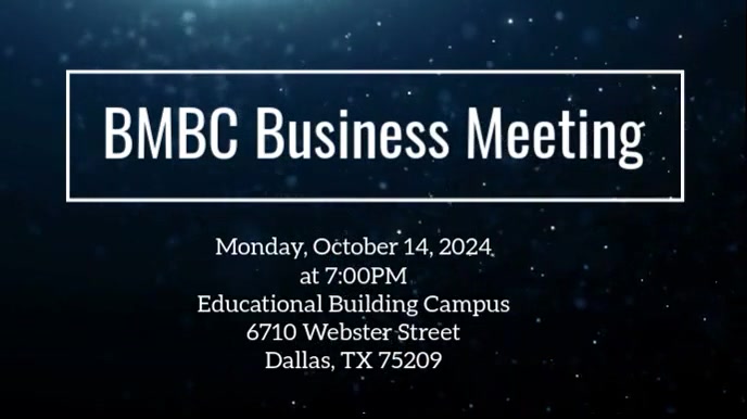 Copy of BMBC Business Mtg Flyer | PosterMyWall