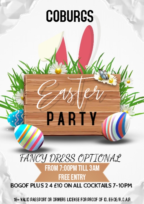 Copy of Copy of easter dinner flyer | PosterMyWall
