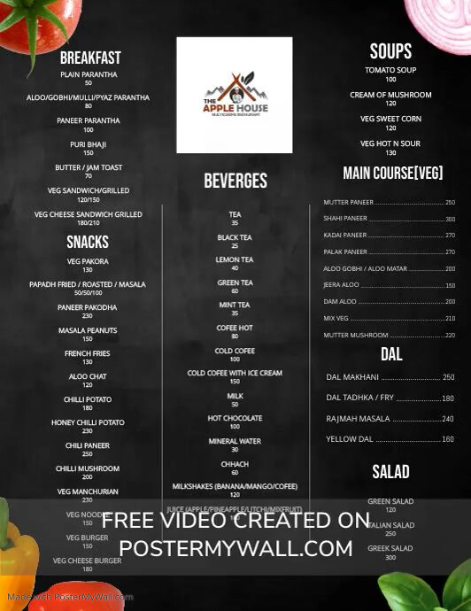 Copy of Menu (2) | PosterMyWall