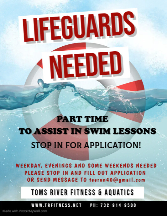 Copy of Lifeguards Needed Poster | PosterMyWall