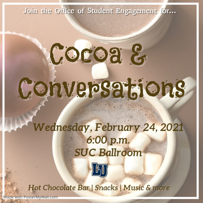 Cocoa & Conversations | PosterMyWall