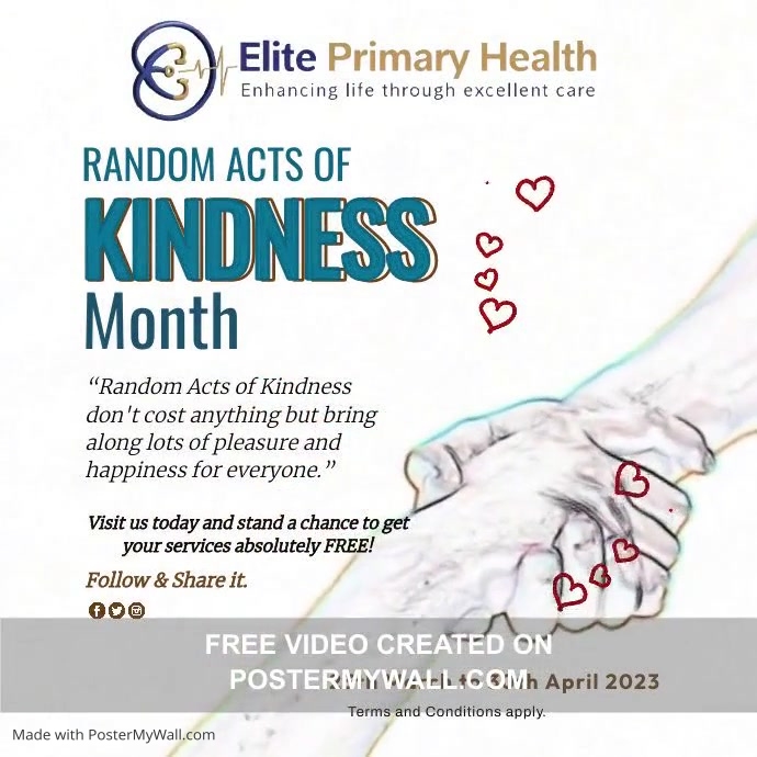 Copy of Random Acts of Kindness Day Post Template | PosterMyWall