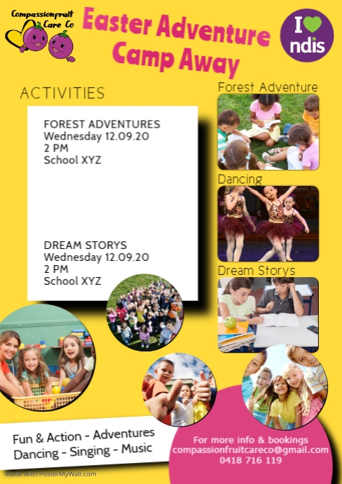 Kids Activities School Children Fun Games Ad | PosterMyWall