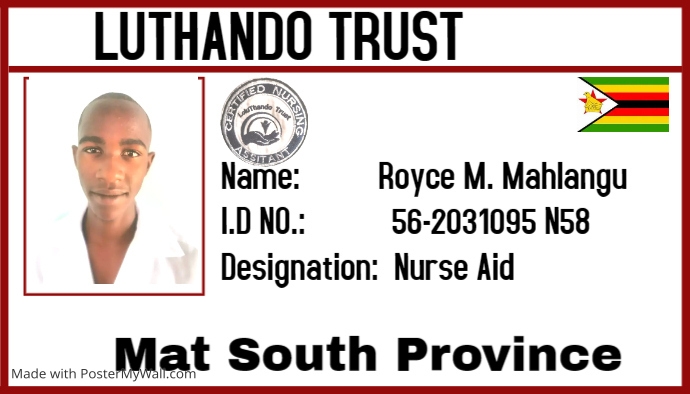 Copy of RED CROSS ID (1) | PosterMyWall