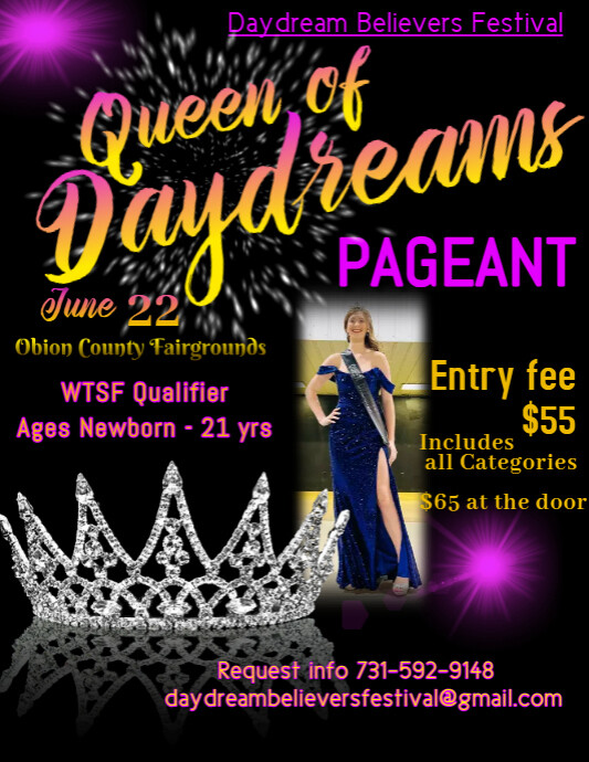 Beauty/Pageant Contest Flyer | PosterMyWall
