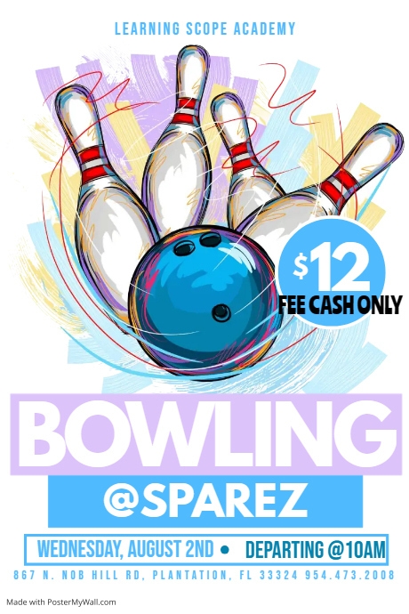 Copy of Bowling Tournament Poster | PosterMyWall