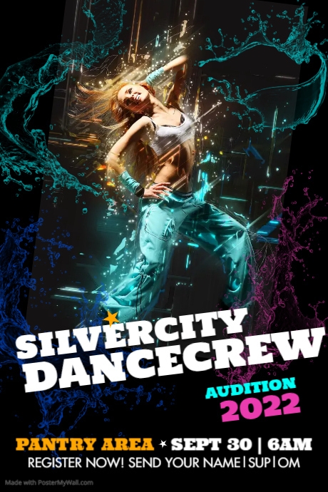 Copy of DANCE EVENT POSTER WITH GIRL | PosterMyWall