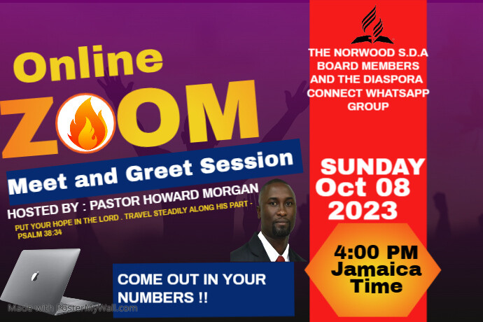 ZOOM MEETING | PosterMyWall