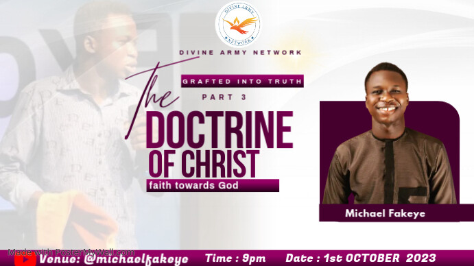 Sunday service | PosterMyWall