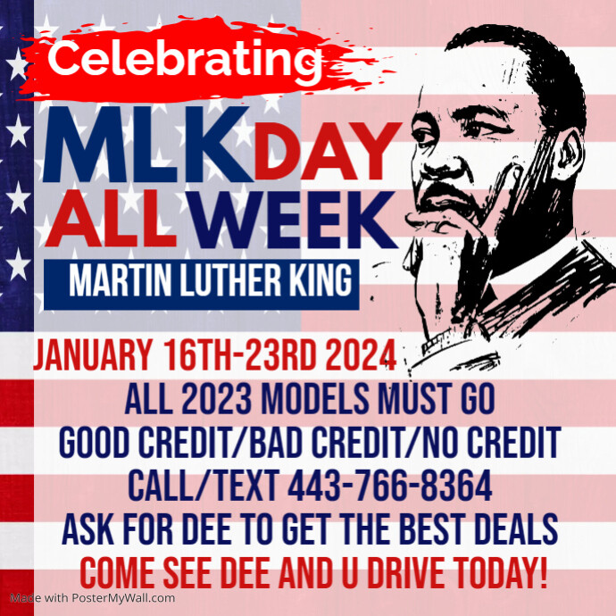 Martin Luther King Jr Day Instagram Post. | PosterMyWall