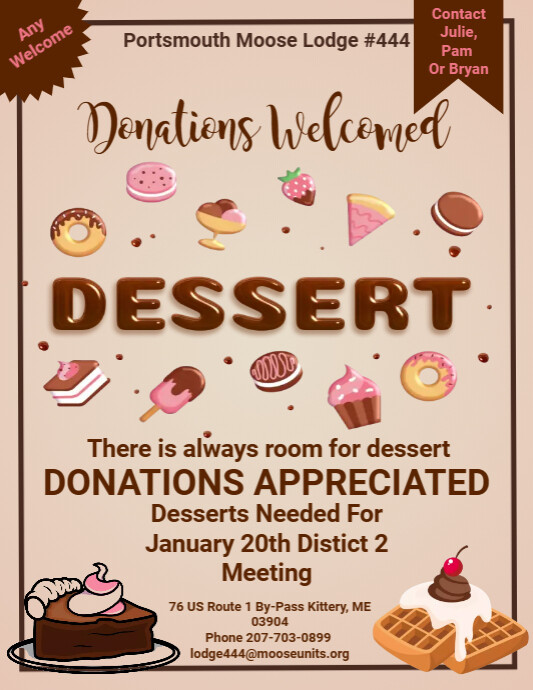 Dessert,Cup cake,bakery,ice cream,event | PosterMyWall