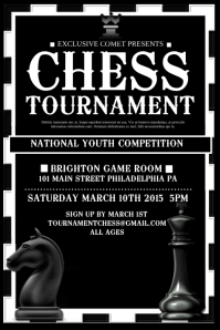 Chess Tournament Flyer Template | PosterMyWall