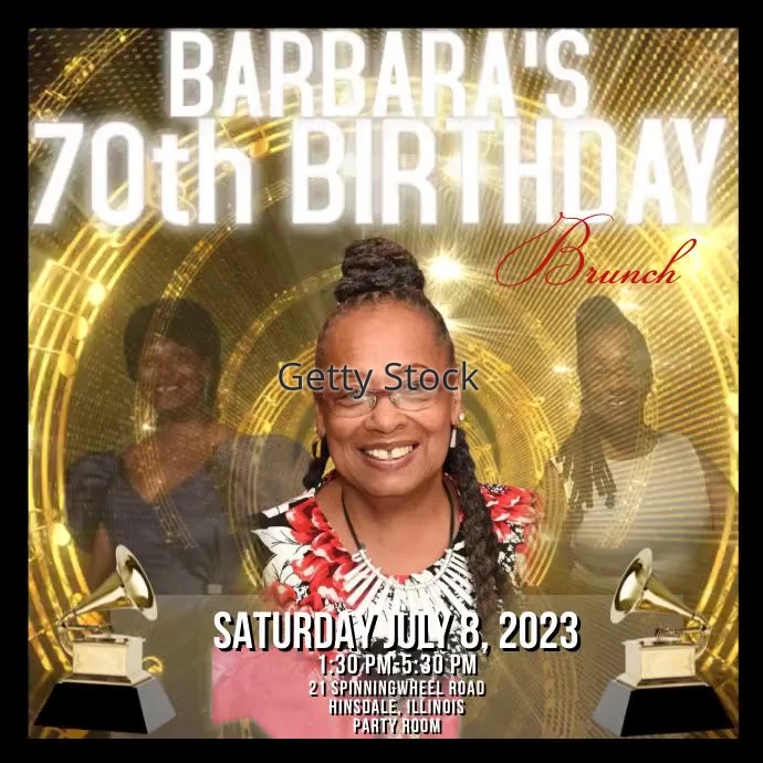 Copy of Barbara Ann 70th Invite | PosterMyWall