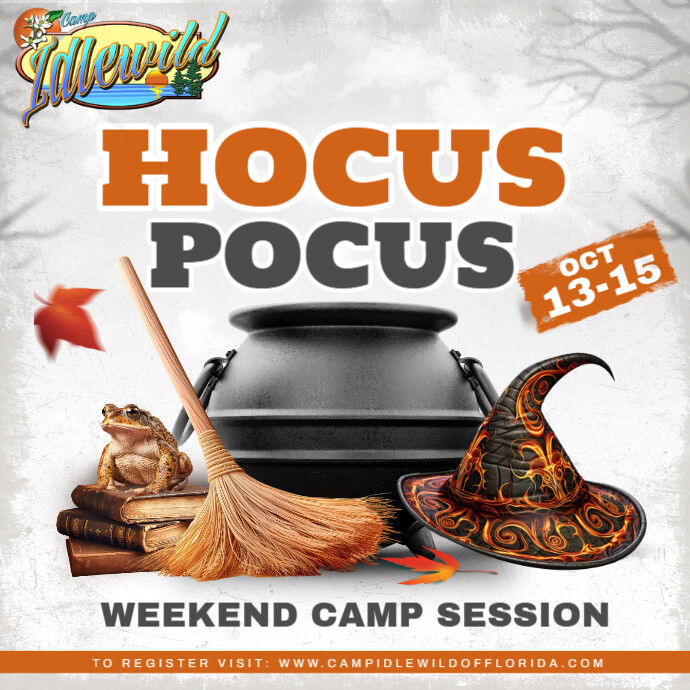 Copy of HOCUS POCUS YOUTH CAMP | PosterMyWall