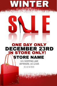 Winter Sales Event Template | PosterMyWall