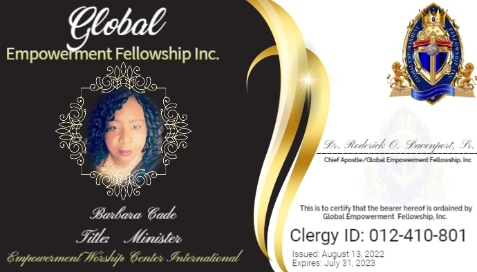 Copy of Barbara Cade 2022 License | PosterMyWall